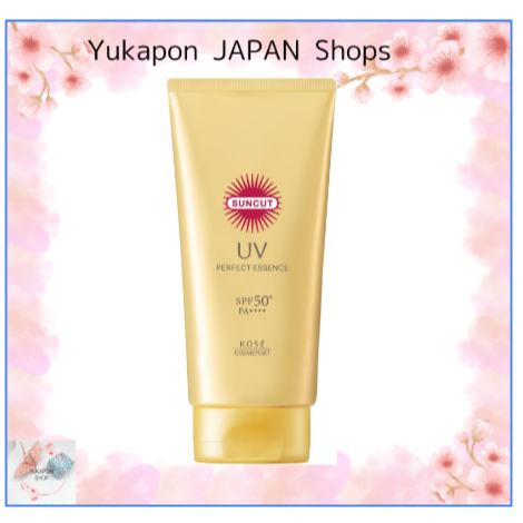 Kose Cosmeport Suncut Perfect UV SPF50+ PA++++ ( Gel / Essence / Milk ) Sunscreen For whole body ...