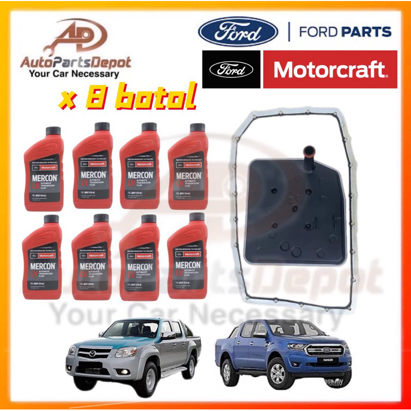 Ford Motorcraft Mercon LV ATF 946ML Ford Ranger T6 2.2 & Mazda BT50 Automatic Transmission Fluid ...
