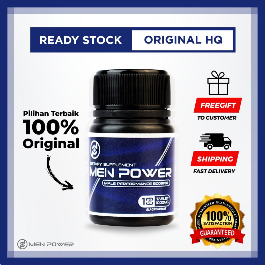 MEN POWER SUPPLEMENT 100% ORIGINAL HQ | BLACKCURRENT FLAVOUR | Shopee ...