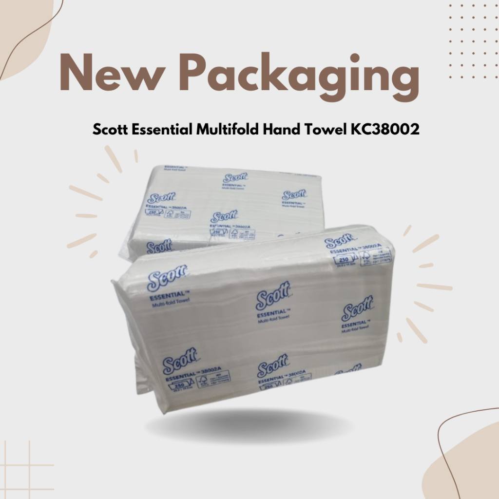 Scott Essential Multifold Hand Towel ESKC38002 1 Ply - White (1 Pack x ...