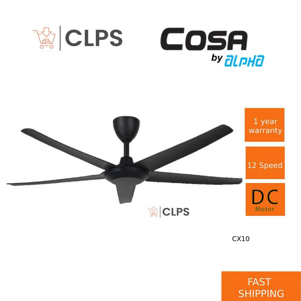 Alpha Cosa CX10 5B 56/40 DC Remote Control Ceiling Fan EX9 | Shopee ...
