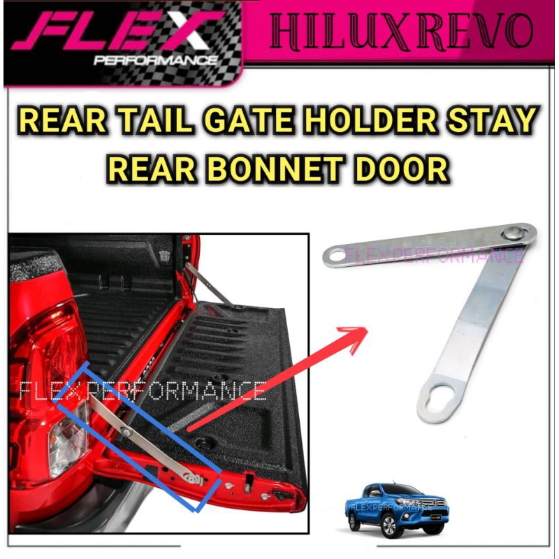 TOYOTA HILUX REVO GUN125 GUN126 REAR TAIL GATE HOLDER STAY REAR BONNET ...