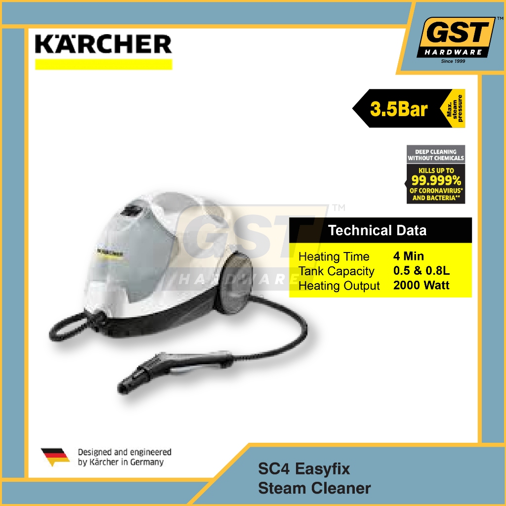 Karcher SC2 SC3 SC4 Easyfix Steam Cleaner Karcher 2000W 3.5Bar ...