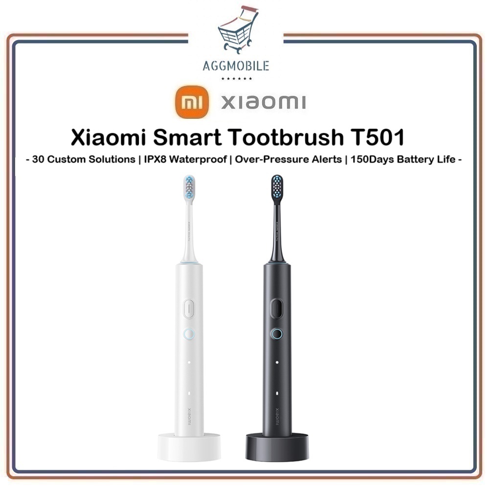 Xiaomi Smart Electric Toothbrush T501 (30 Custom Solutions | Over-Pressure Alerts | IPX8 ...