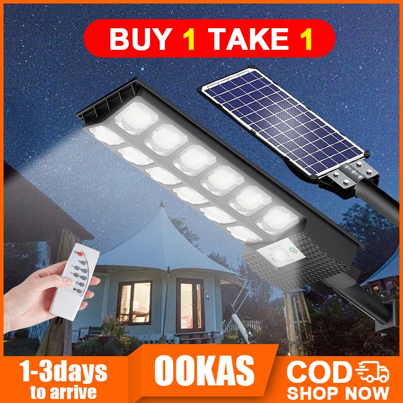 OOKAS Integrated solar street lights 3000W Waterproof outdoor lampu ...