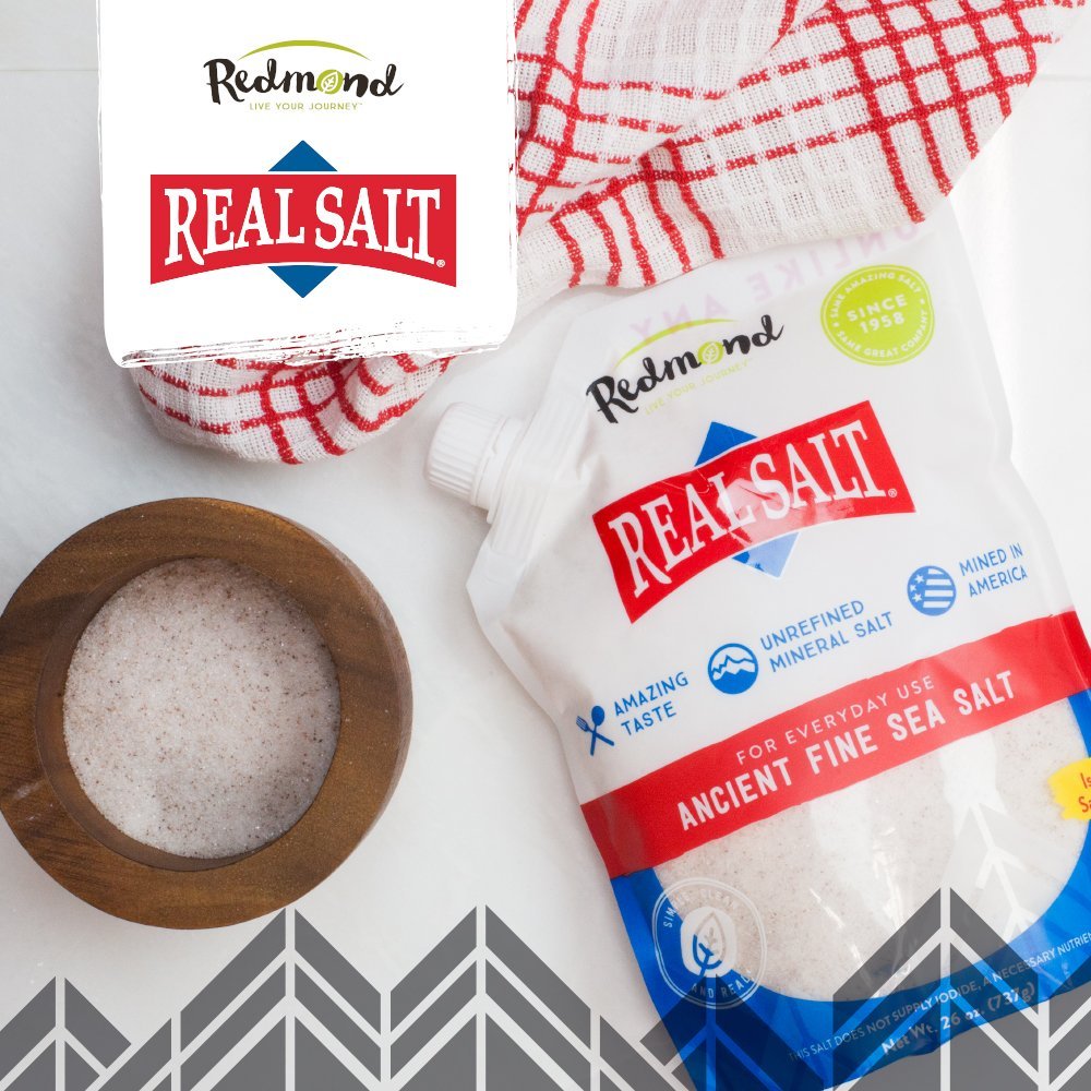 Ancient Fine Sea Salt, Redmond Trading Company, Real Salt® (737g/284g ...