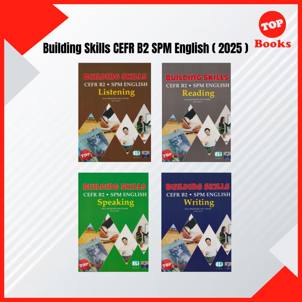 [TOPBOOKS SAP] Building Skills CEFR B2 SPM English (2025) | Shopee Malaysia