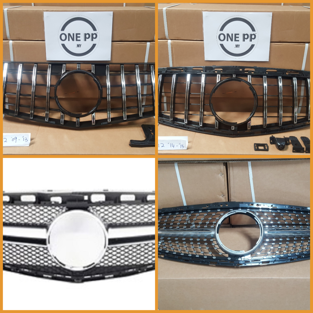Mercedes Benz E Class W212 S212 Front Grille - Chrome / Silver ...