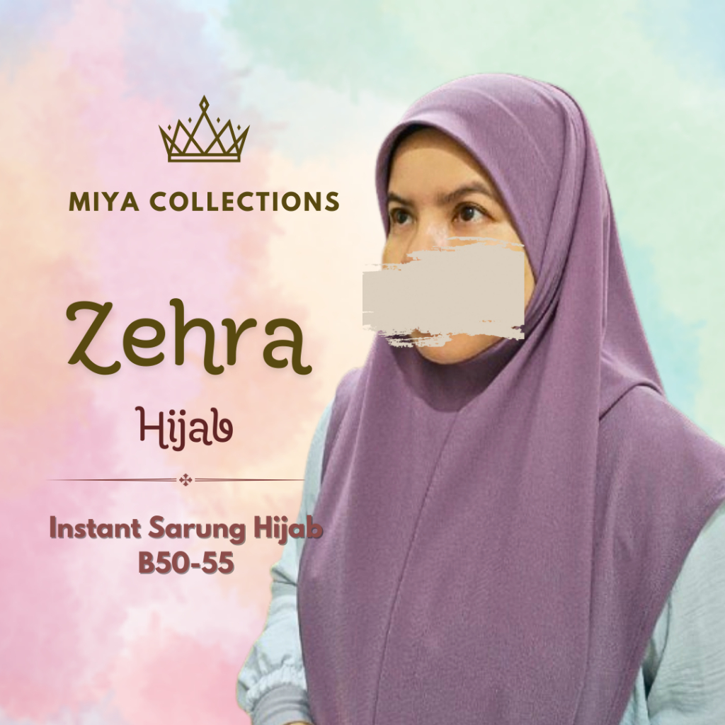 Zehra Hijab Instant Labuh (B50-55) | Shopee Malaysia