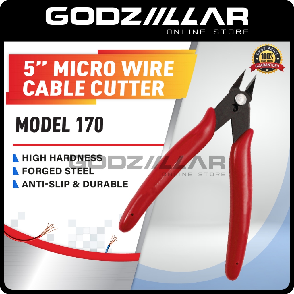 (Precision Matters) 5” Model 170 Micro Wire Cable Cutter Plier ...