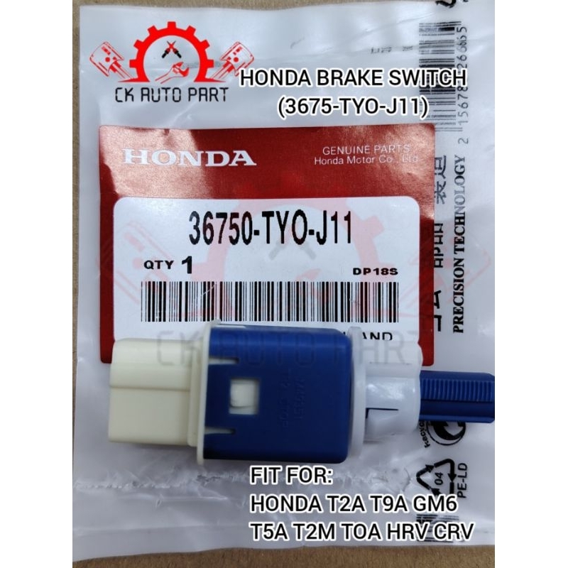HONDA T2A T9A GM6 T5A T2M TOA HRV CRV BRAKE SWITCH STOP SWITCH 36750 ...