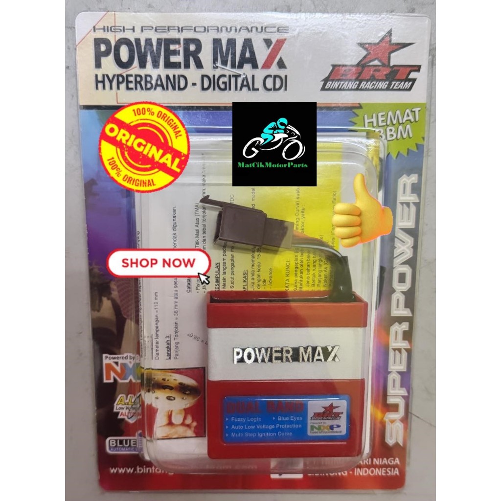 POWER MAX BRT EX5/LC135 HYPERBAND DIGITAL CDI CDI RACING UNIT JUPITER ...