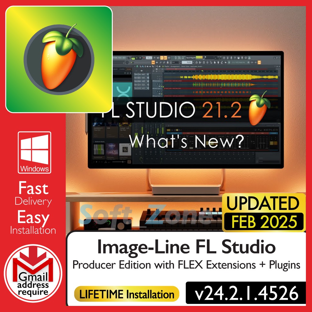 Image-Line FL Studio 24.2.1.4526 - Producer Edition with FLEX Extensions + Plugins | Windows ...