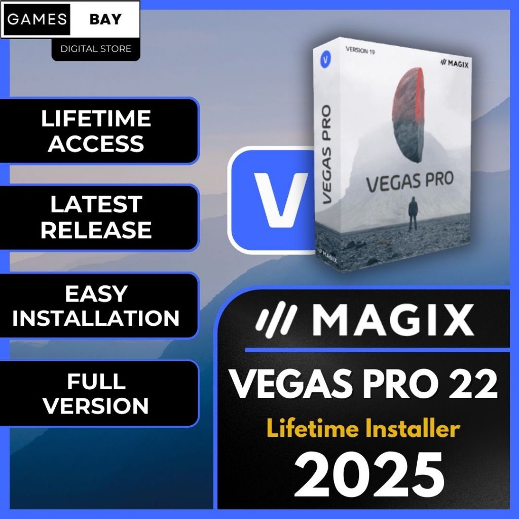 [LIFETIME] MAGIX VEGAS Pro 2025 v22.0.248 | PC | Digital Download | Shopee Malaysia