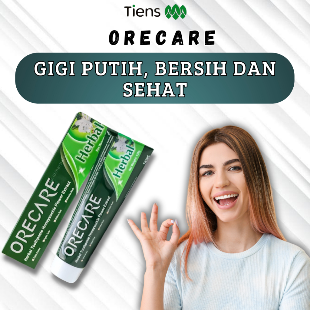 Orecare herbal toothpaste ubat gigi pemutih gigi 100% original | Shopee ...