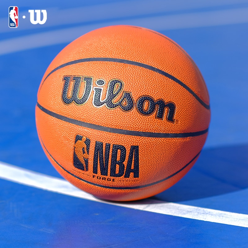 Wilson NBA Forge Indoor/Outdoor Basketball (Size 7) - WTB8200XB07 ...
