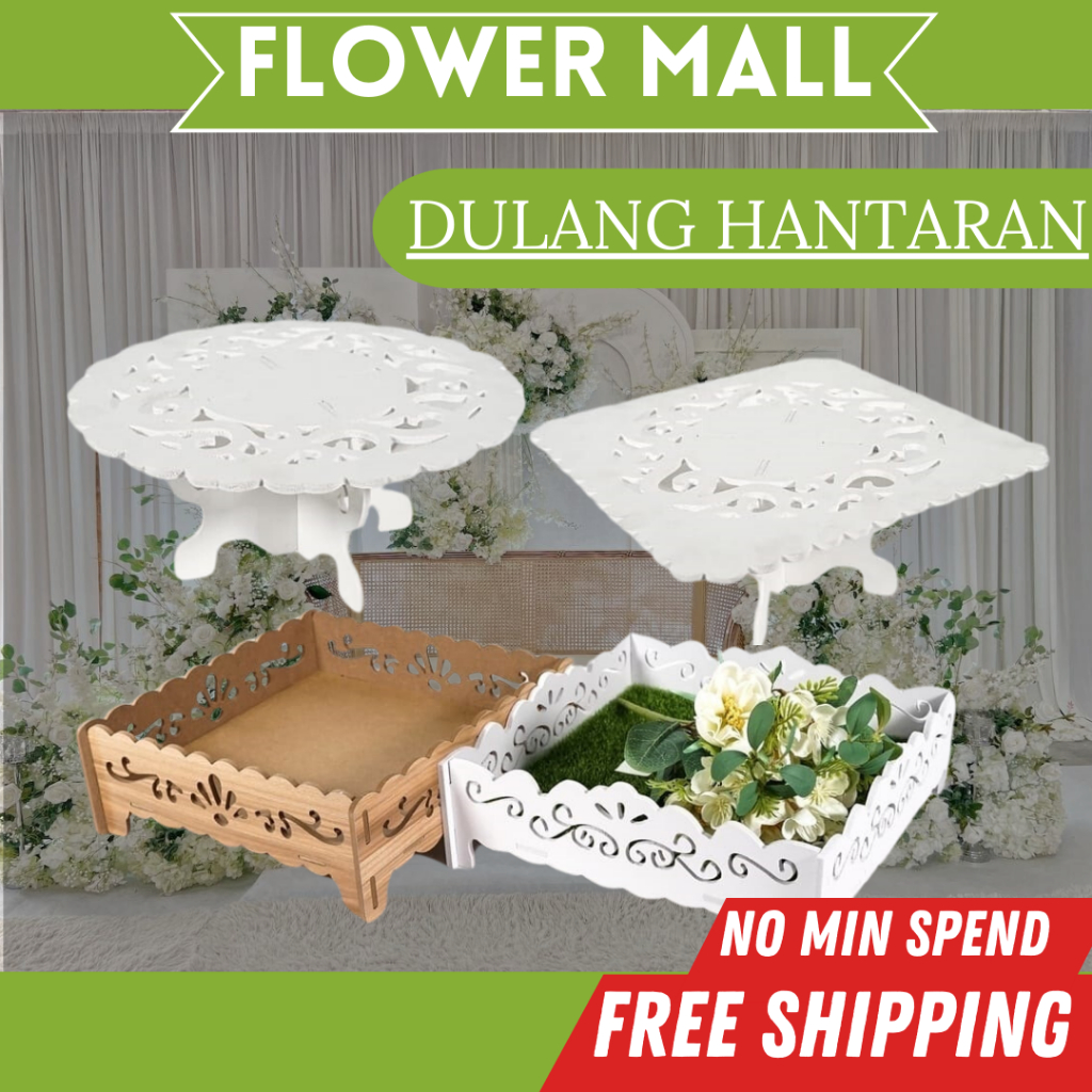 DULANG HANTARAN Perkahwinan Gift Tray Nikah Kahwin Diy White Tray ...