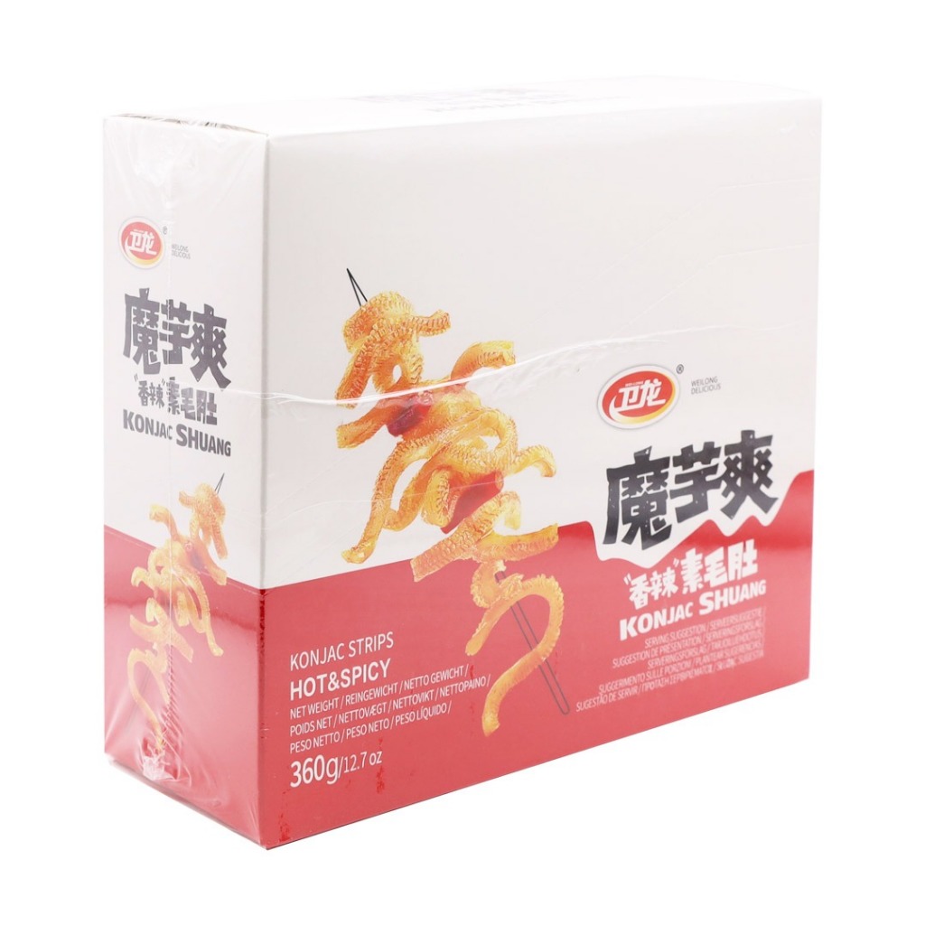 Weilong Spicy Snacks Konjac Shuang Mo Yu Shuang (360g) 魔芋爽 | Shopee ...