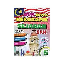 WOW NOTA BERGRAFIK SEJARAH TINGKATAN 5 SPM | Shopee Malaysia