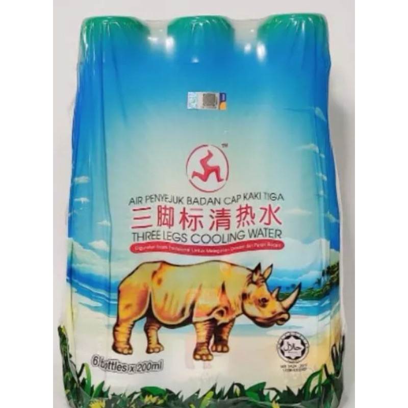 Air Badak 3 Kaki (3 Leg Cooling Water) 200mlx6s/pack | Shopee Malaysia