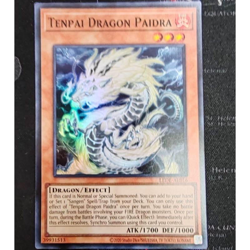YUGIOH LEDE-AE016 Tenpai Dragon Paidra [SR][AE] | Shopee Malaysia