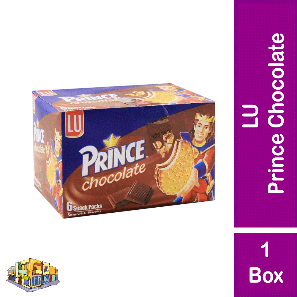 LU Prince Chocolate Biscuit 6 Pcs Box – Rich Creamy Chocolate Filling ...