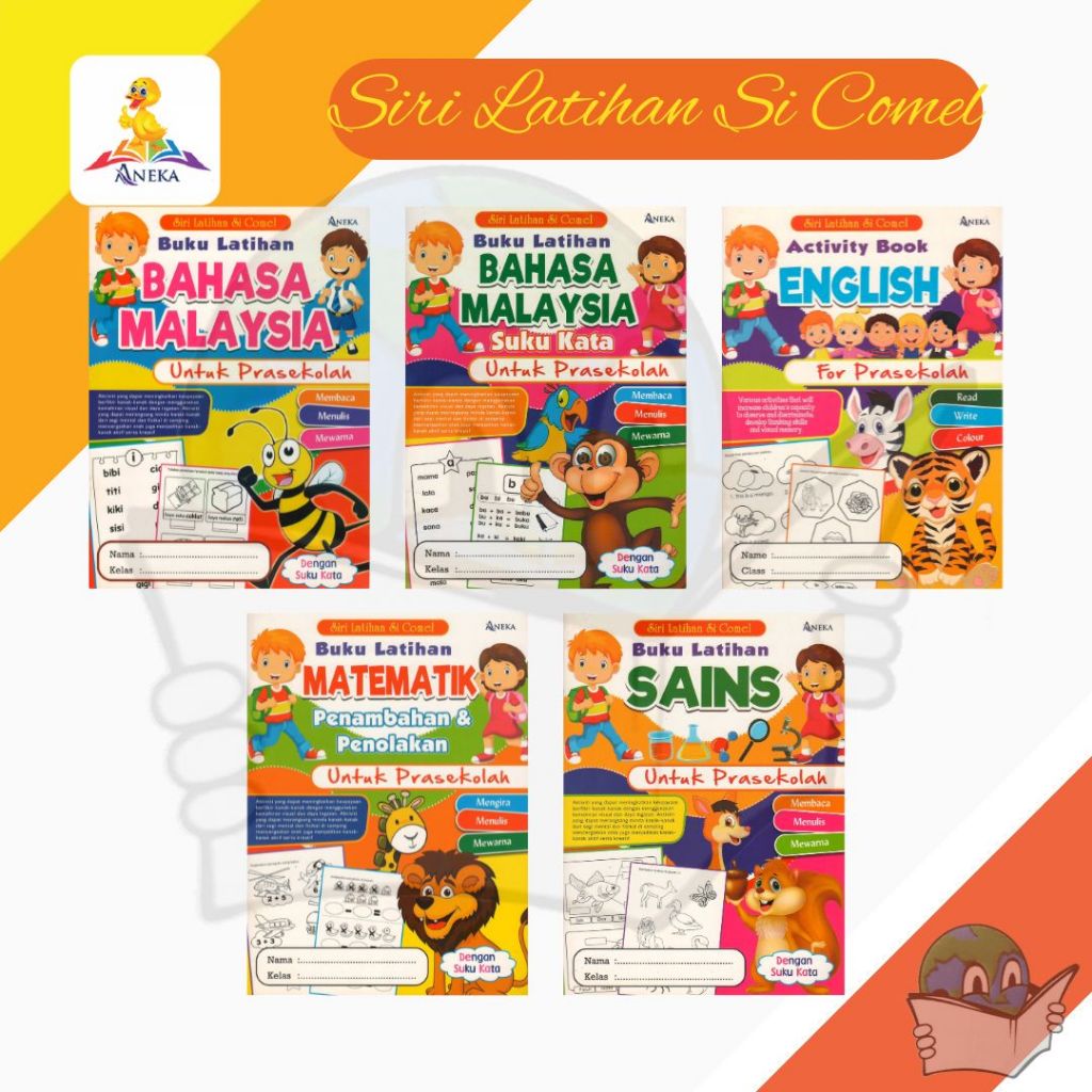 Siri Latihan Si Comel - Buku Latihan BM/Suku Kata/Eng/Mate/Sains [Aneka ...