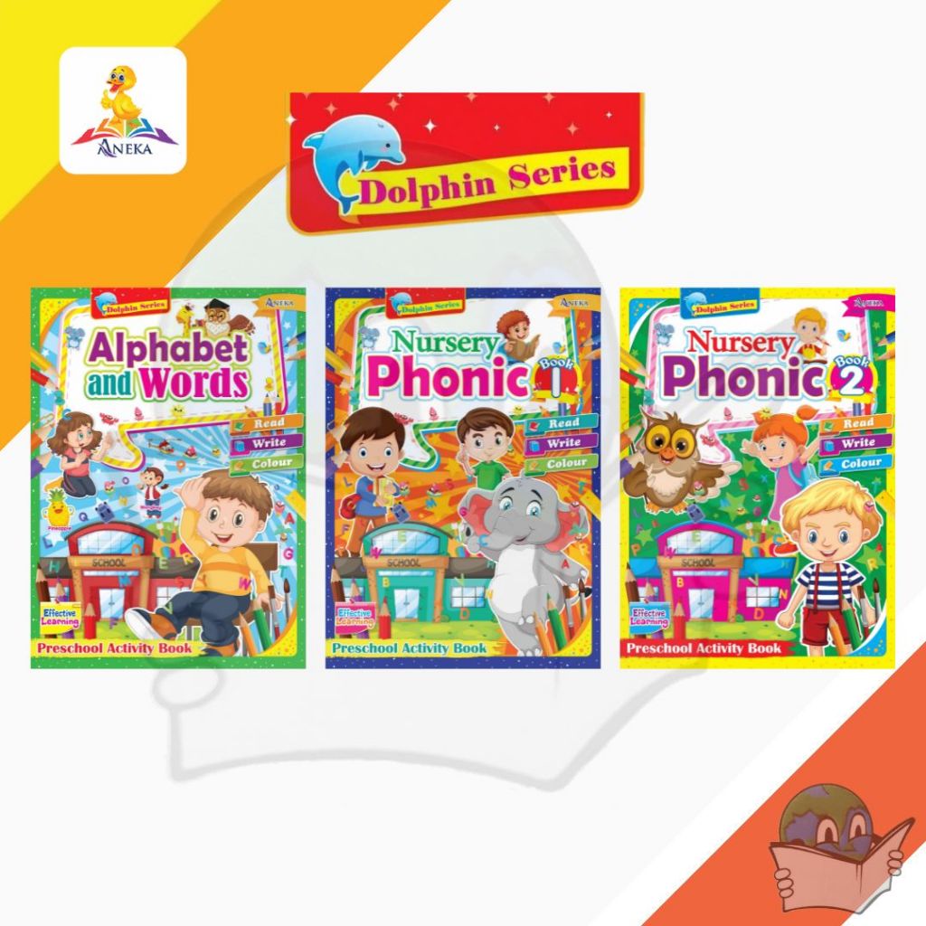 Dolphine Series - Alphabet Words/Nursery Phonics/Aa-Zz&1-30/1-100 ...