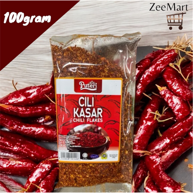 Cili Kasar Puteri (Chili Flakes) 100Gram [Halal] [Mesti] | Shopee Malaysia