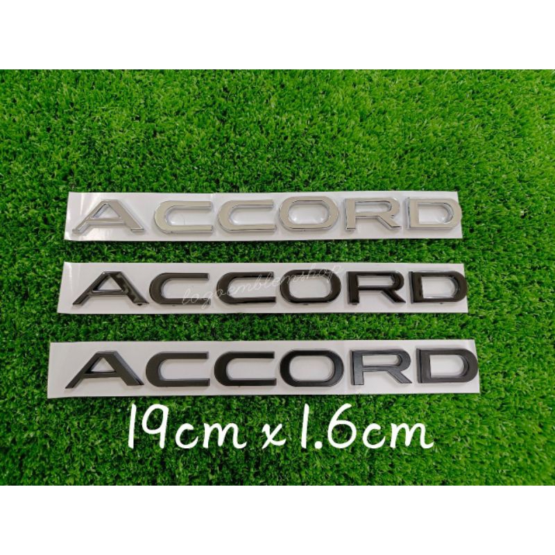 Honda Accord 19cm Badge Tulisan Emblem Logo | Shopee Malaysia