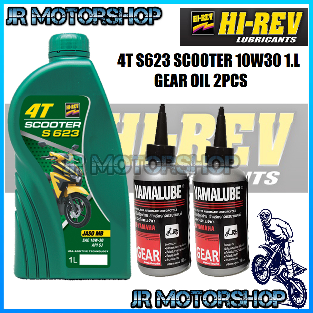 (100% ORIGINAL) HI-REV SCOOTER 4T 1 LITER S623 SJ JASO MB ( SAE 10W30 ...