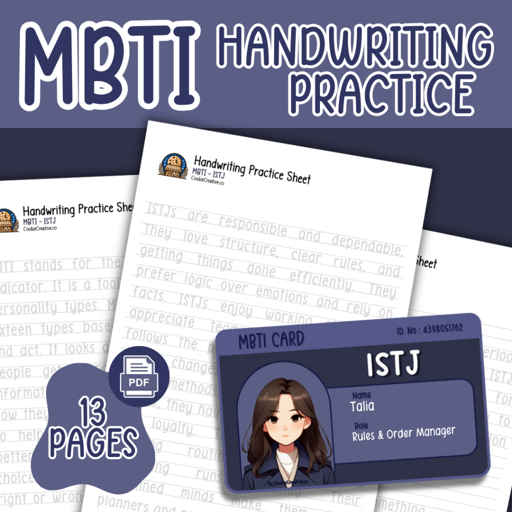 (PDF) handwriting practice book latihan tulisan cantik (mbti - istj ...