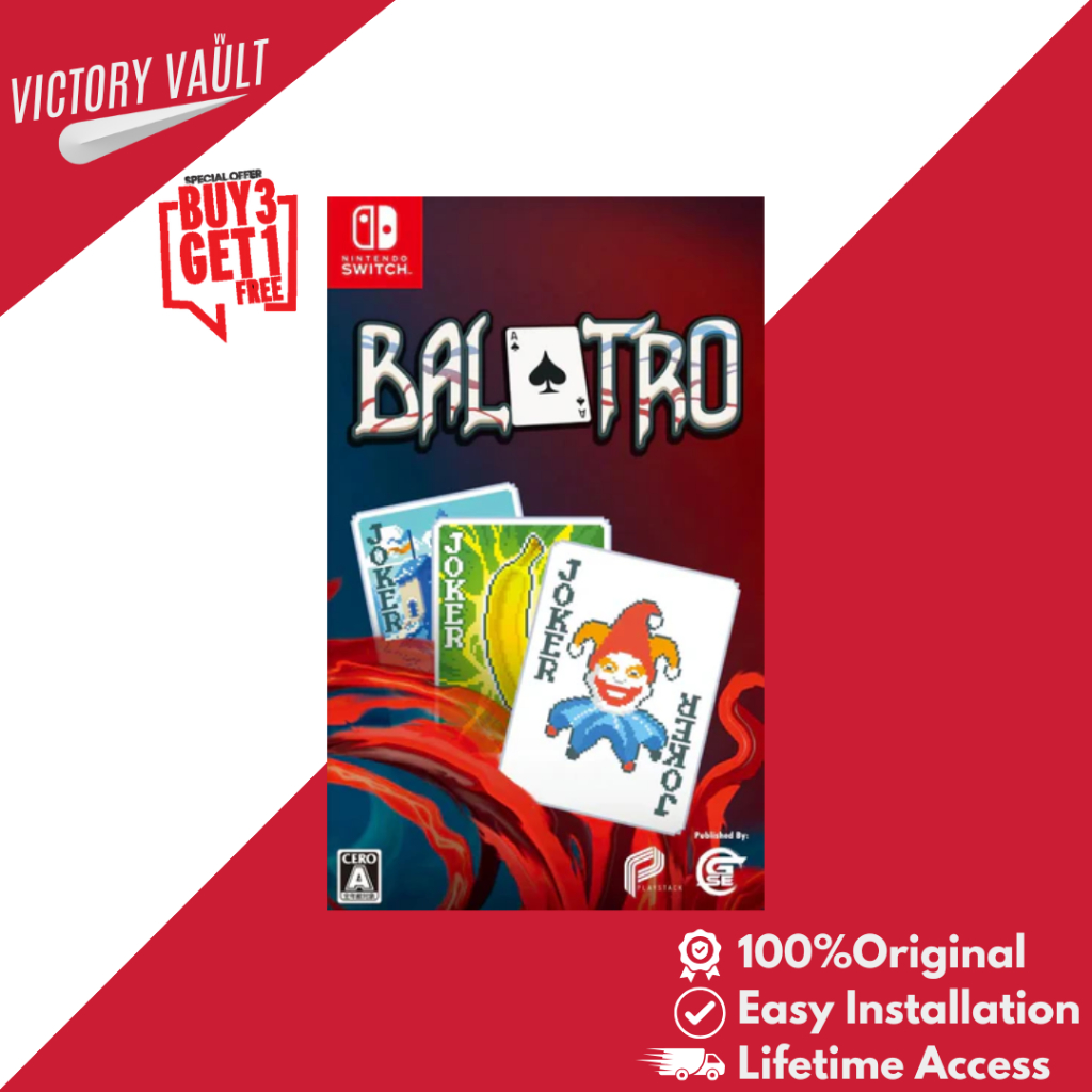 Balatro 巴拉特罗 小丑牌 (Nintendo switch) Digital Download | Shopee Malaysia