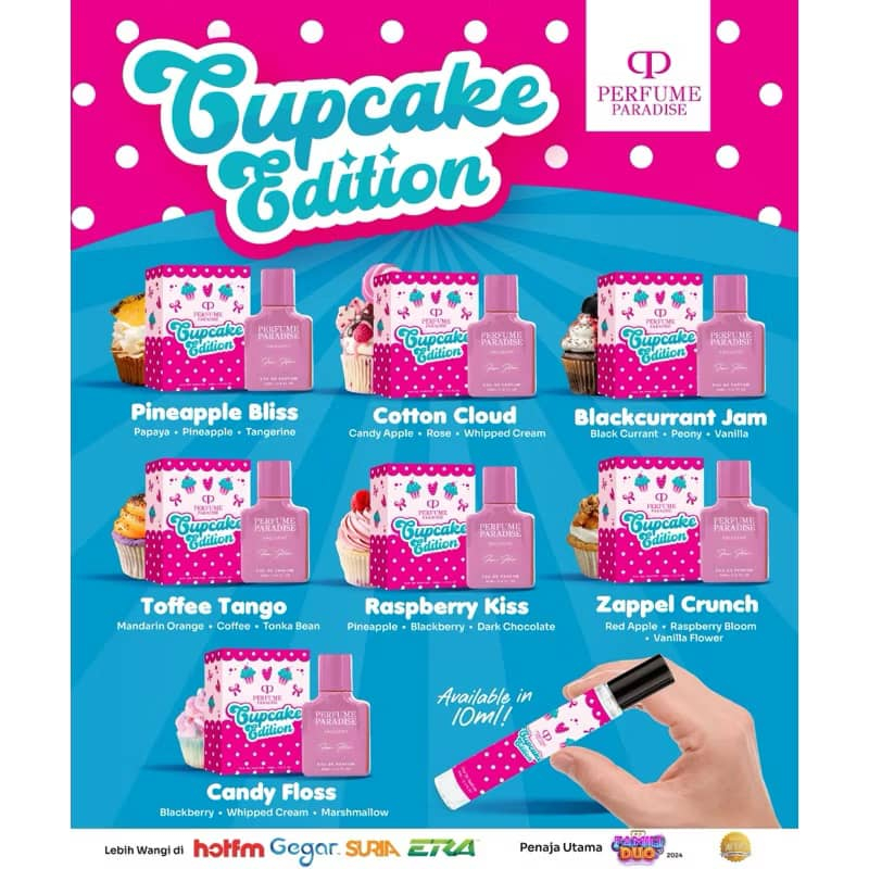 PERFUME PARADISE SPECIAL | CUPCAKE EDITION 30ML | Shopee Malaysia