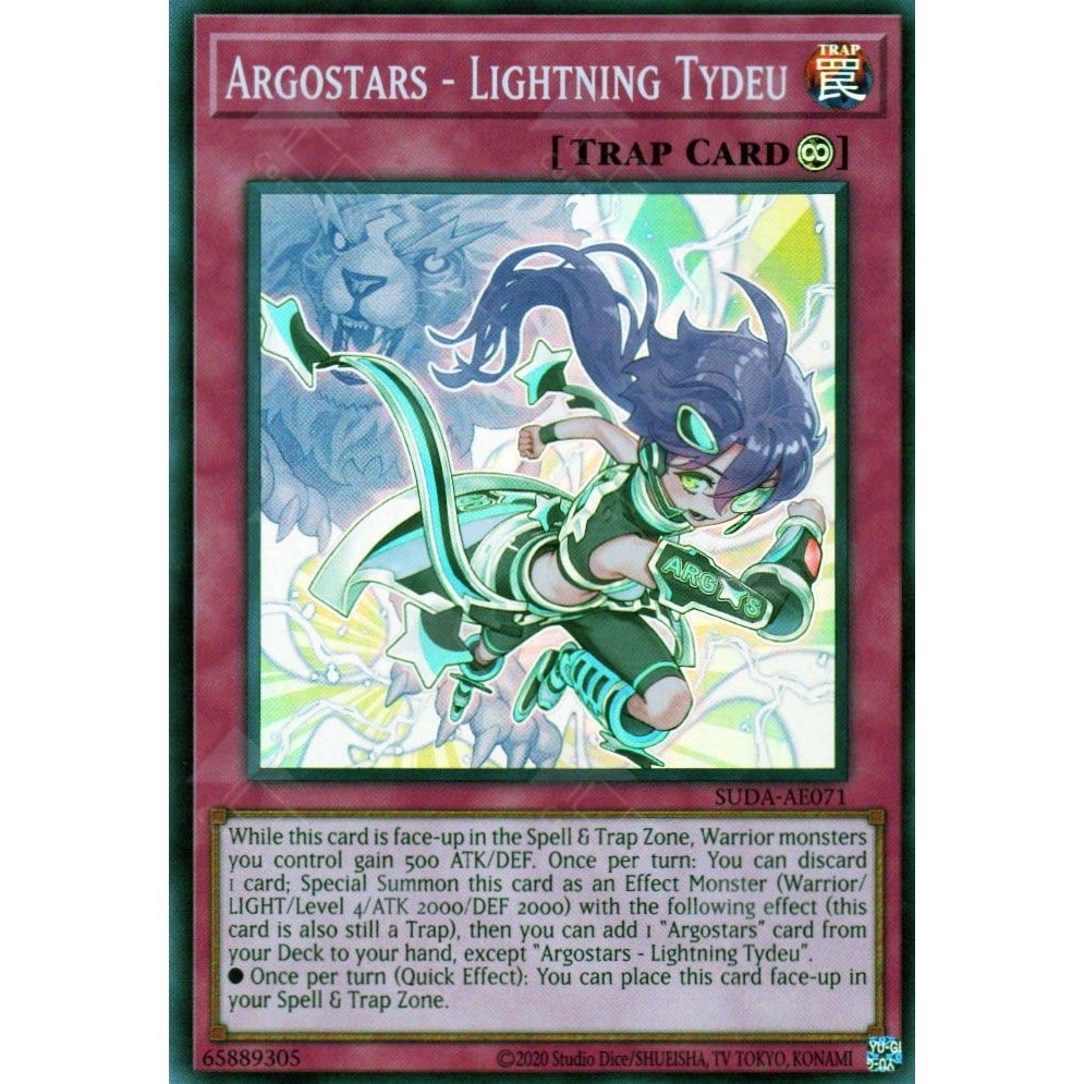 yugioh SUDA-AE071 Argostars - Lightning Tydeu (sr) | Shopee Malaysia