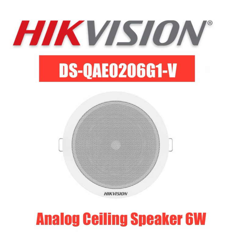 HIKVISION DS-QAE0206G1-V Analog Ceiling Speaker 6W | Shopee Malaysia