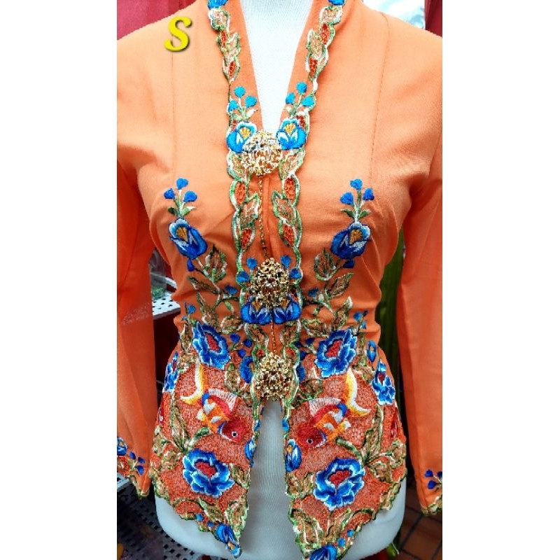 Kebaya Sulam Nyonya Embroidery Traditional Hand Made Limited Edition(S ...