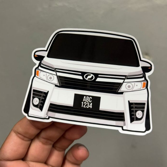 STICKER VOXY NOAH ESQUIRE CUSTOM NO PLATE AND LOGO | Shopee Malaysia