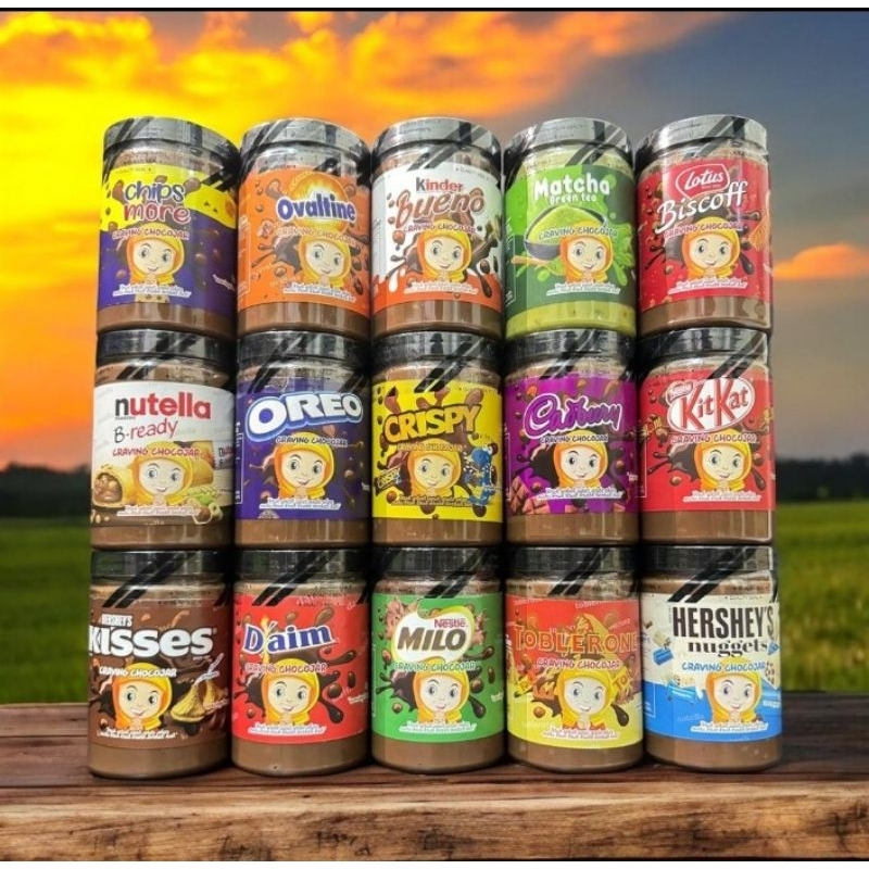 CRAVING CHOCOJAR PELBAGAI TOPPING COKLAT / WHITE COKLAT / MATCHA ...