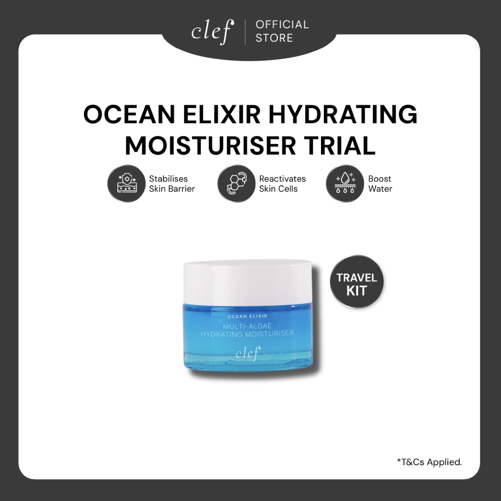 CLEF Ocean Elixir Multi-Algae Hydrating Trial Moisturiser 15g ...