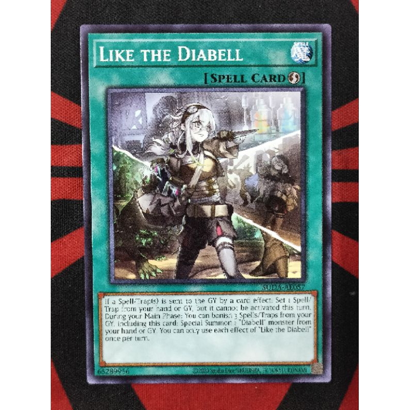 YUGIOH KONAMI SUDA-AE057 Like the Diabell (Common) | Shopee Malaysia