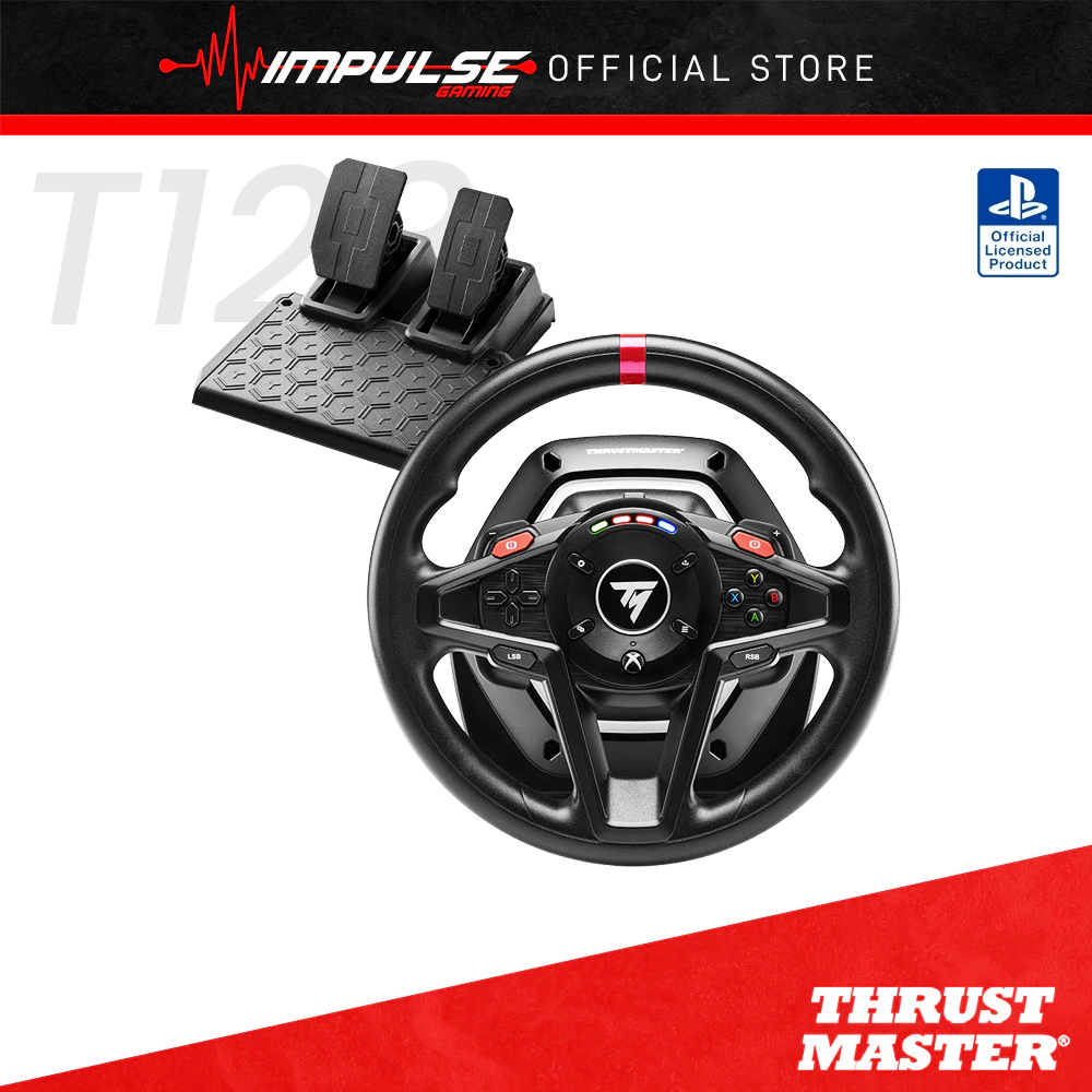Thrustmaster Racing Steering Wheel T128 Playstation (Compatible For PS4 ...