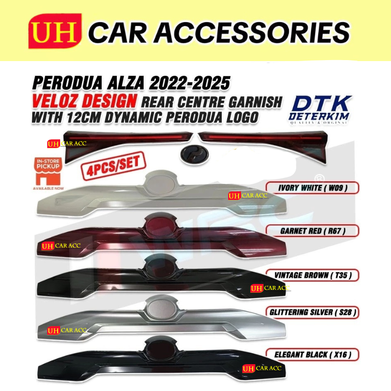 (VELOZ DESIGN) DTK PERODUA ALZA 2022 - 2025 VELOZ DESIGN REAR CENTRE ...