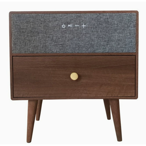 Smart Wireless Charging Side Table Speaker Bluetooth Stereo Audio Music ...