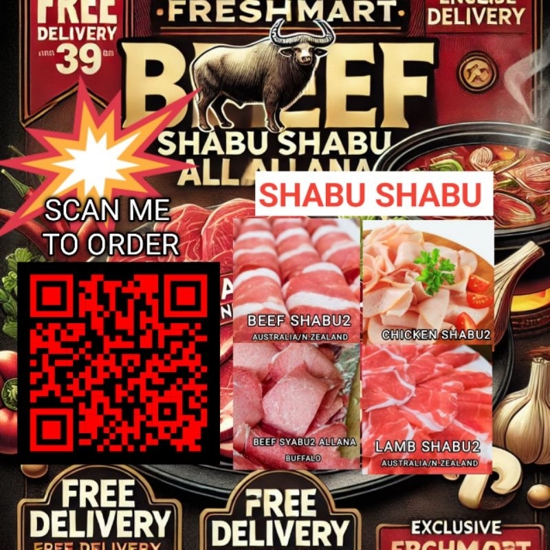 [SHABU2 BEEF, CHICKEN, ALLANA BUFFALO] [HALAL] | Shopee Malaysia