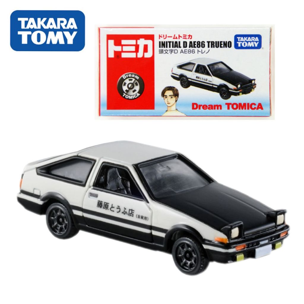 【READY STOCK】Initial D AE86 Trueno 145 Dream Tomica 486466 Takara Tomy Die-cast Model Figure ...