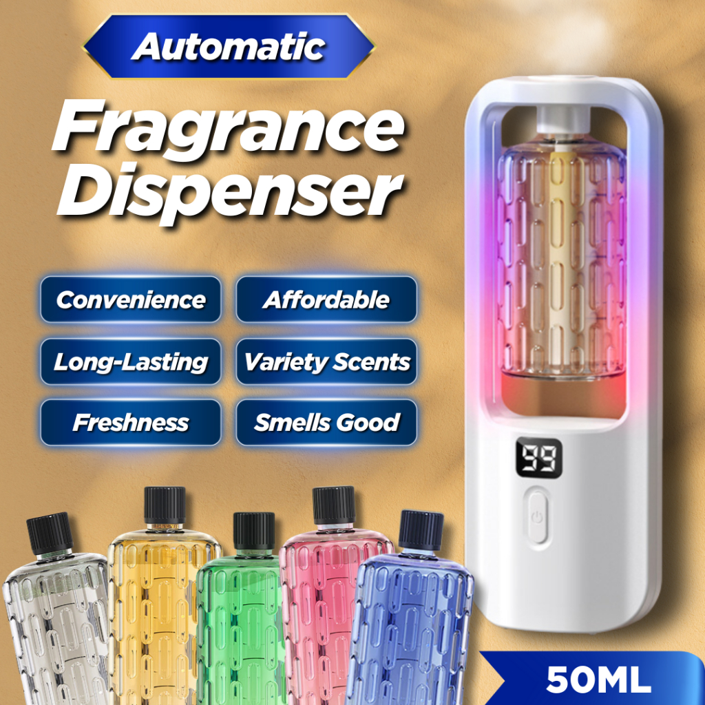 Automatic Fragrance Dispenser - Humidifier, Rechargeable, Aromatherapy ...