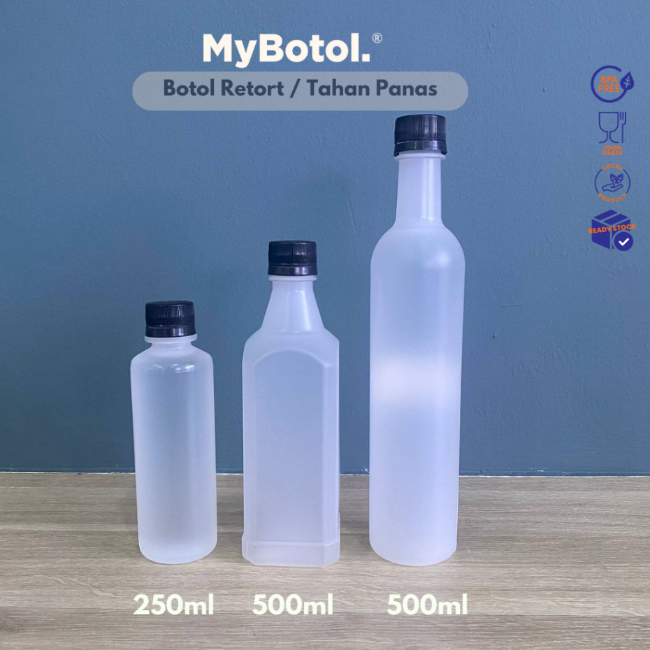 [mybotol] BOTOL PLASTIK RETORT TAHAN PANAS (PP) | Shopee Malaysia