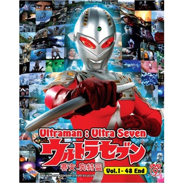 Ultraman Ultra Seven Vol.1-48 END Complete Boxset DVD [K.Rider Gift] [Fast Ship] | Shopee Malaysia