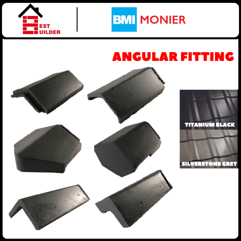 MONIER Angular Fitting Legacy Perspective Fittings Silverstone Grey Titanium Black Atap Bumbung ...
